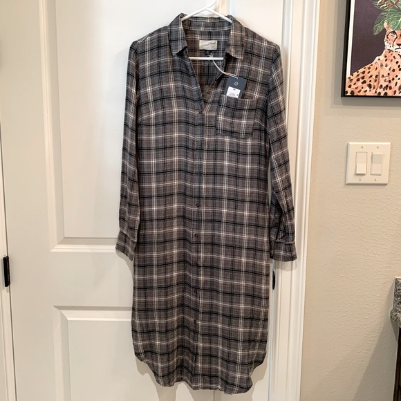 Universal Thread | Dresses | Universal Thread Plaid Flannel Shirtdress ...